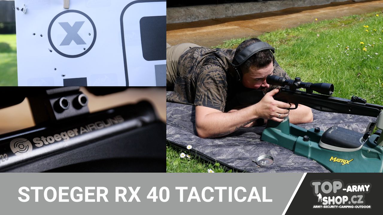 Cenově dostupná vzduchovka RX40 Tactical Stoeger | Stream